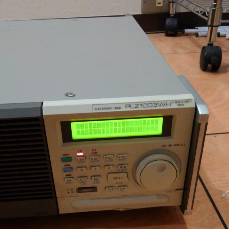 電子負荷装置の導入(PLZ1003WH) | 機器利用事業部,新規機器導入,機材紹介 | 共通技術推進センター